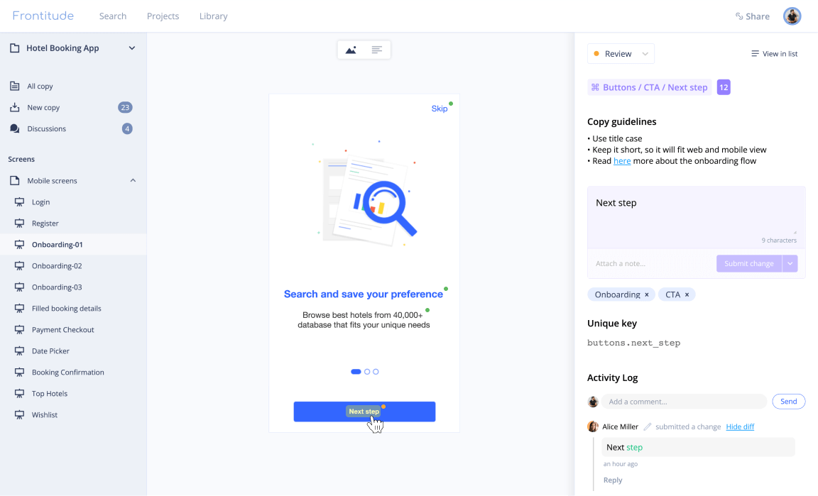 Frontitude | Ship consistent UX content in every language at scale
